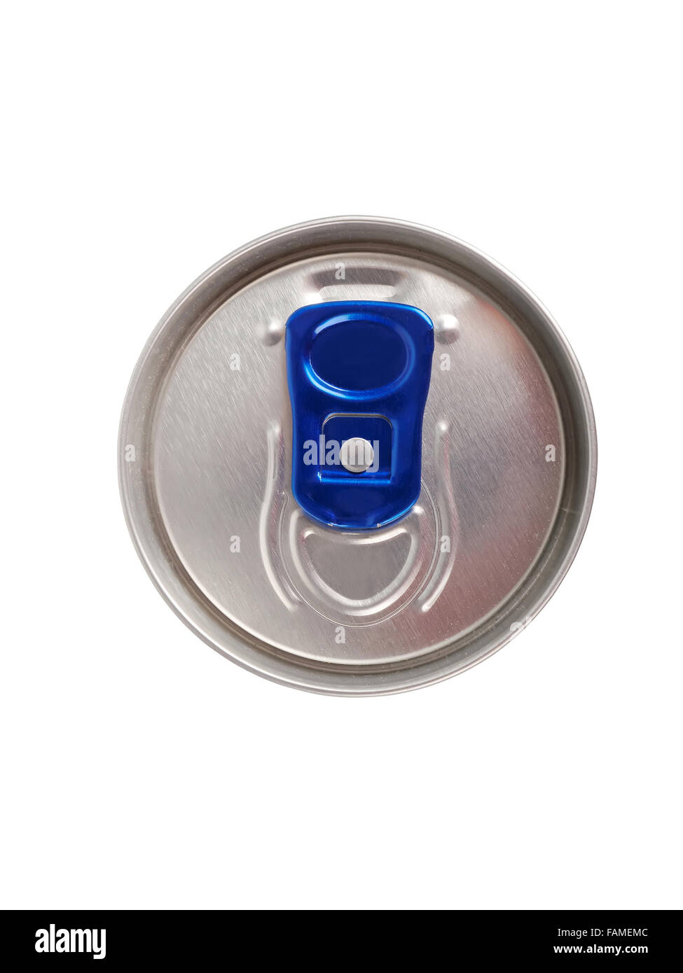 Energy drink tin can, above view, studio shot Stock Photo - Alamy