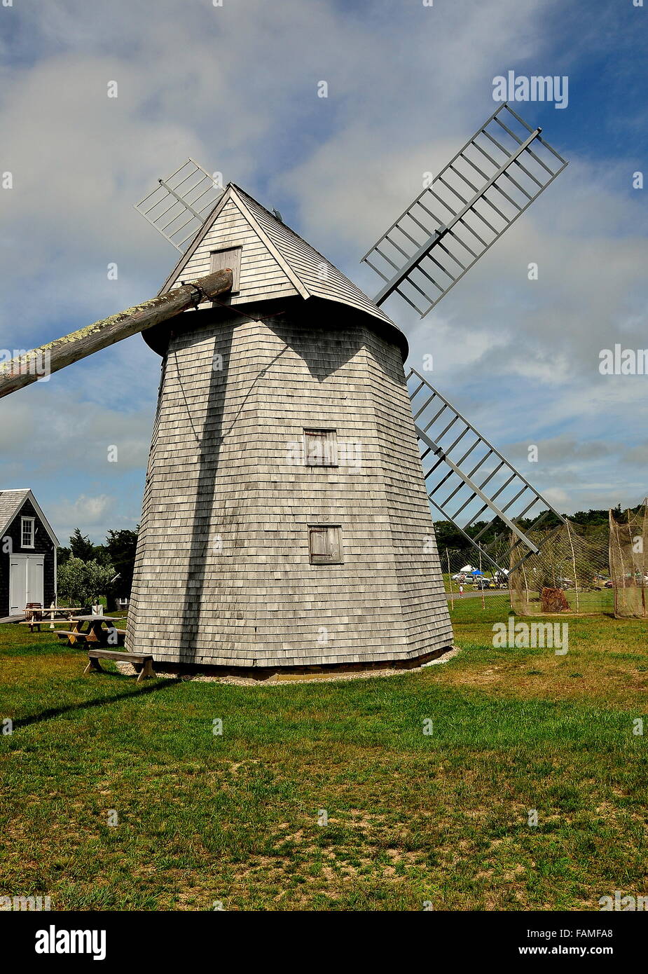 Brewster, Massachusetts: 18th century smock windmill at the Higgins ...