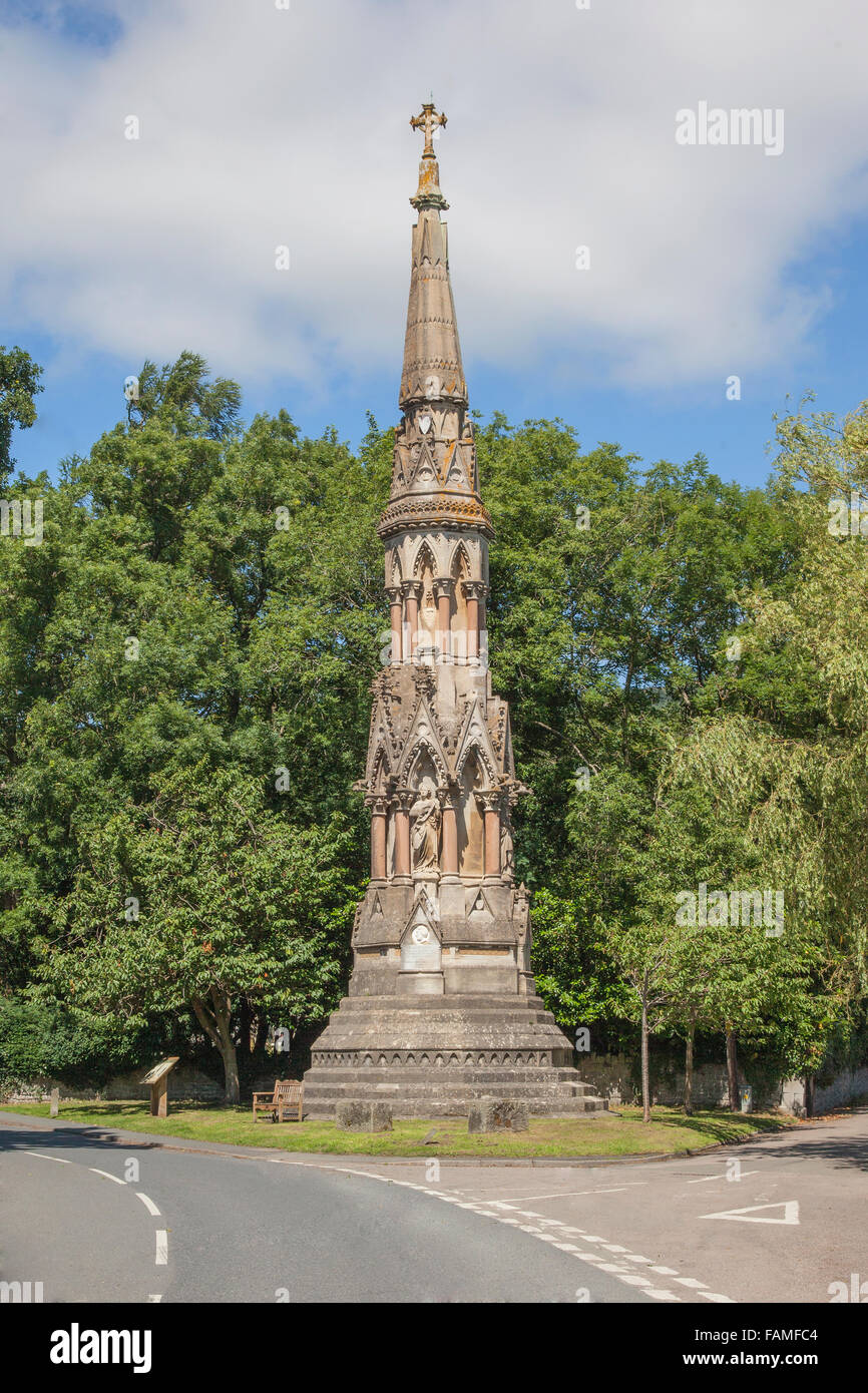 Monument, New Radnor Stock Photo - Alamy