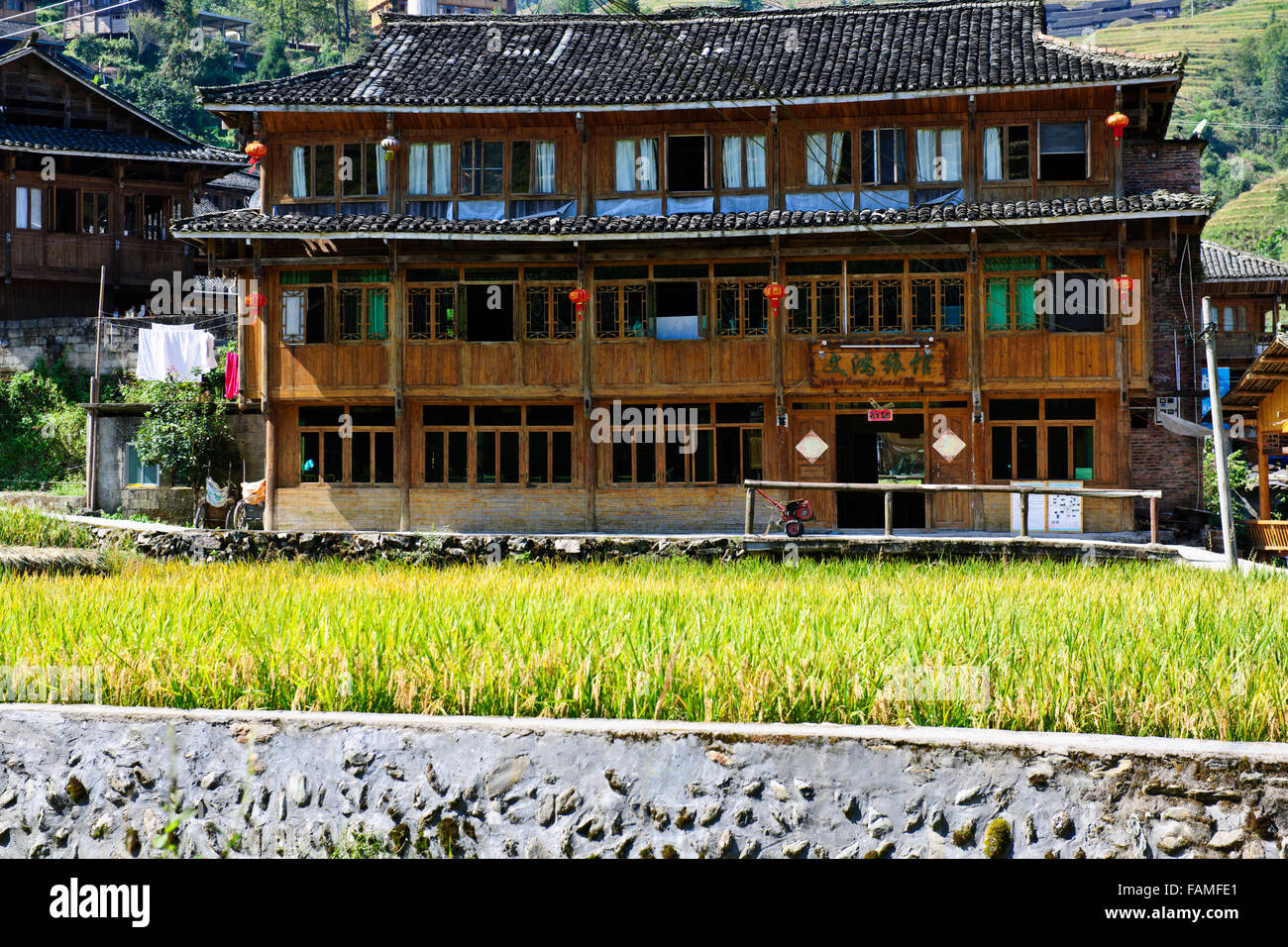 Jinkeng (Dazhai) Red Yao Terraced Fields,Surrounding Area,Rice Terraces ...