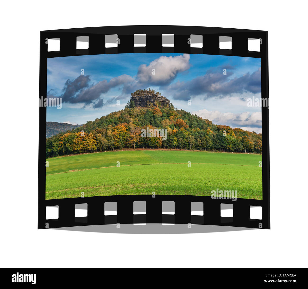 Saxon switzerland rock formation Cut Out Stock Images & Pictures - Alamy
