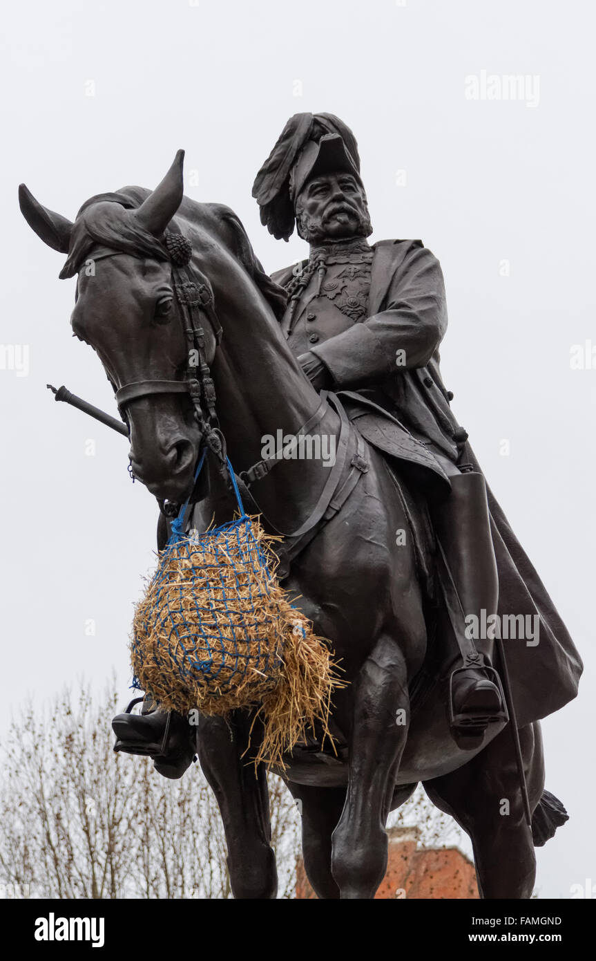 Equestrian statue of the Prince George, Duke of Cambridge, Whitehall ...