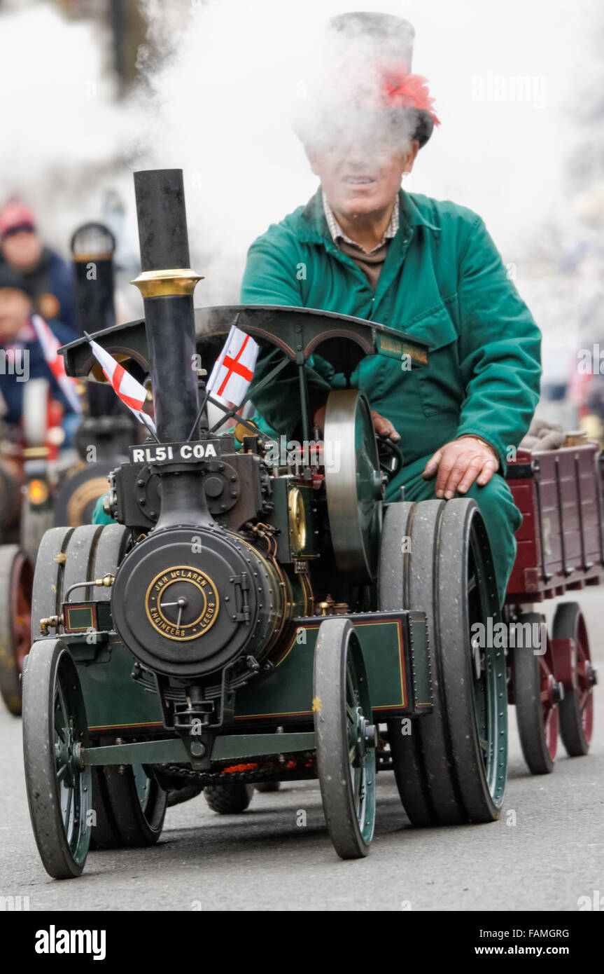Miniature Steamers at the London New Year's Day Parade, London England ...