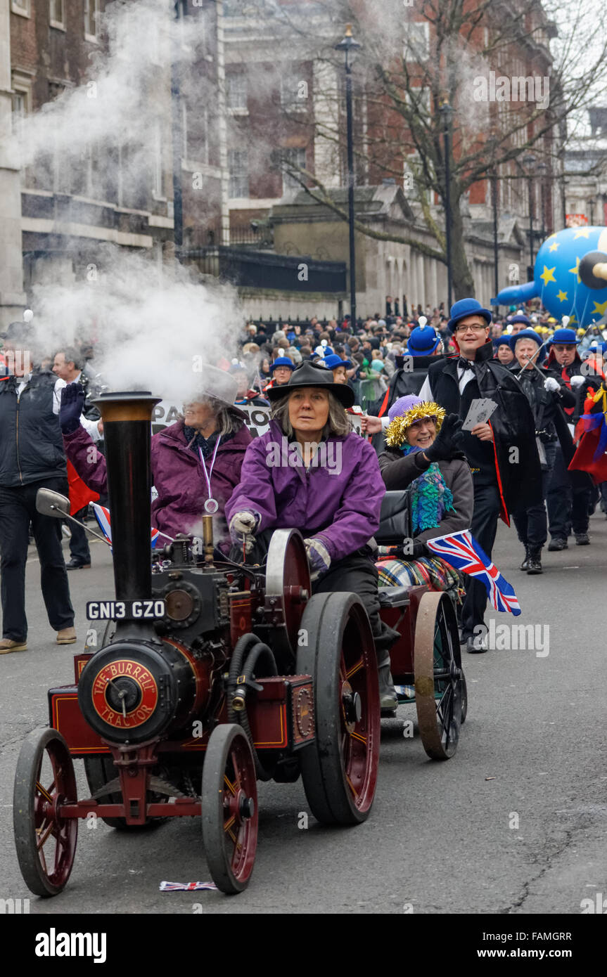 Miniature Steamers at the London New Year's Day Parade, London England ...