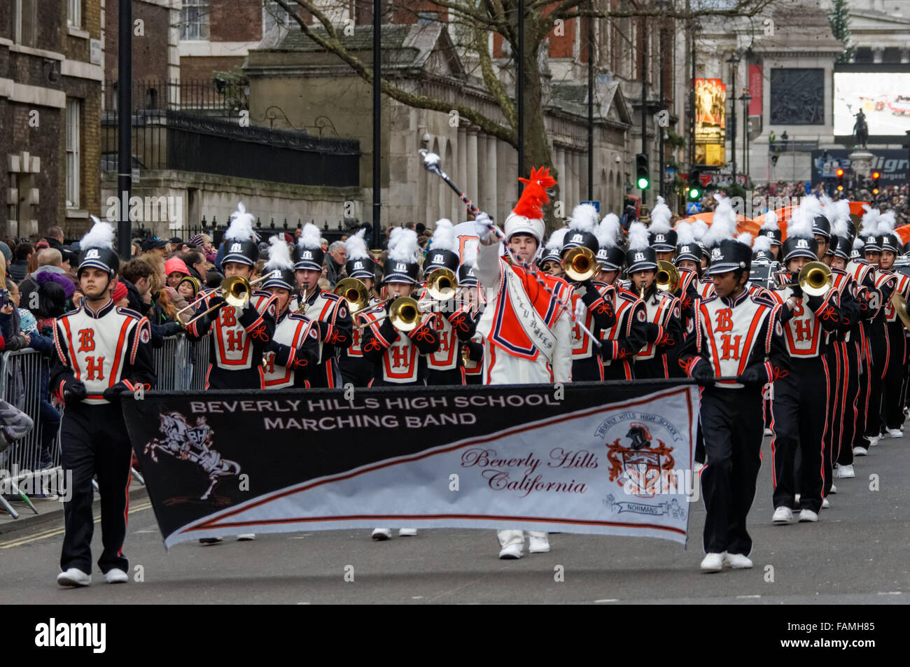 High school parade hi-res stock photography and images - Alamy