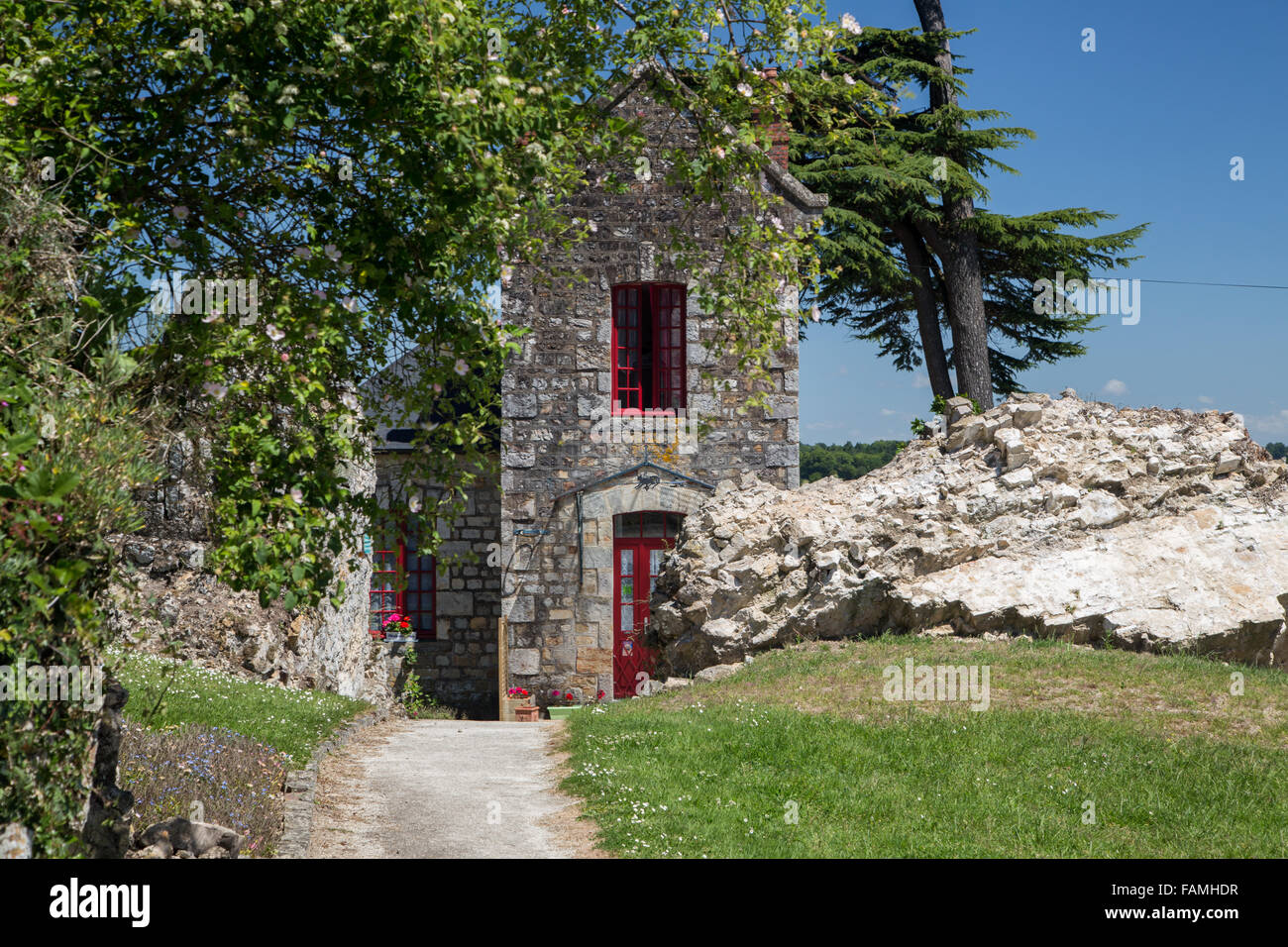 Domfront chateau hi-res stock photography and images - Alamy