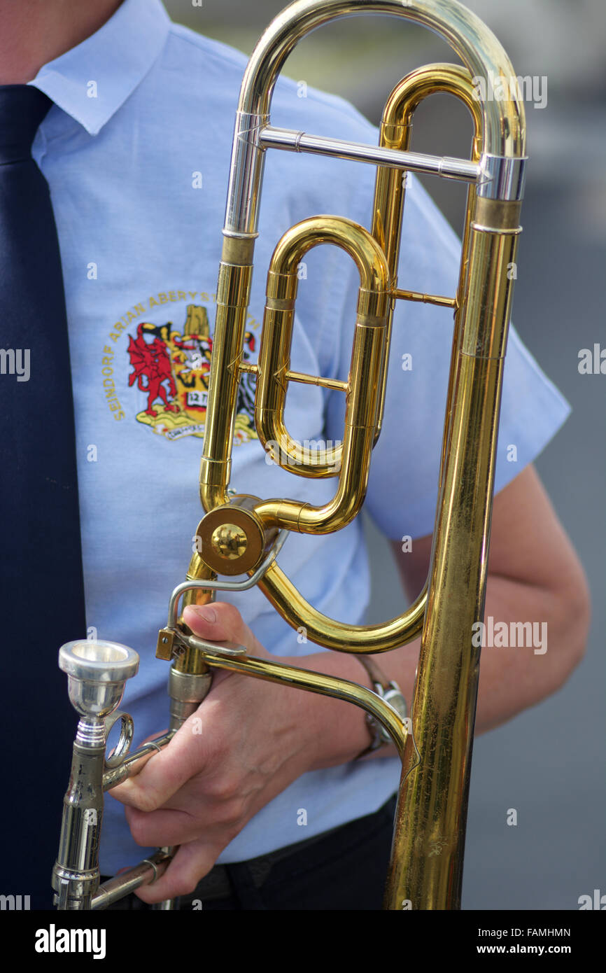 Trombone instrument hi-res stock photography and images - Alamy