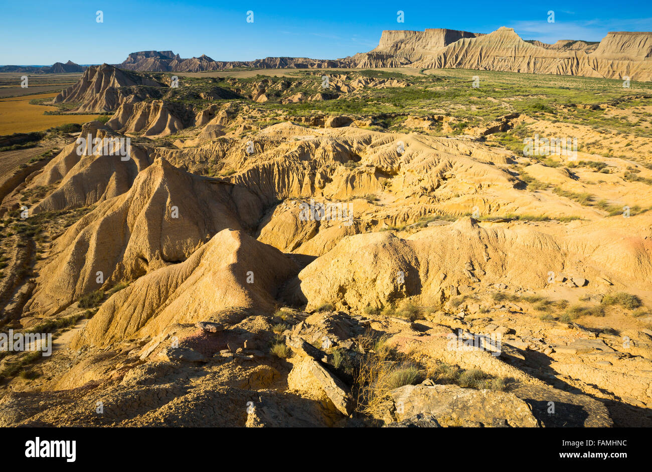 Desert landscape in Navarra, Spain Stock Photo - Alamy