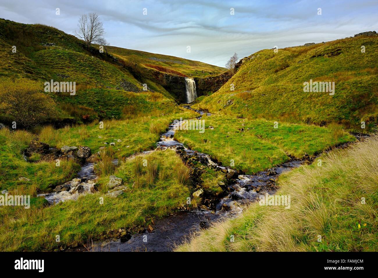 Autumn at Force Gill of Whernside Stock Photo - Alamy