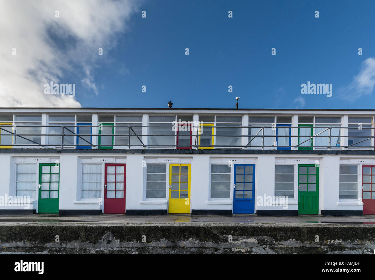 beach huts st ives porthgwidden Stock Photo - Alamy