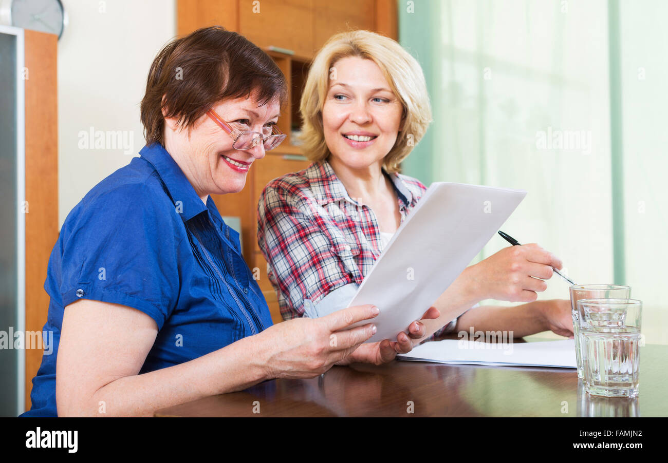 Helping old person laughing hi-res stock photography and images - Alamy