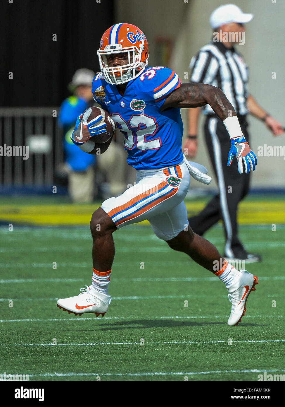 Orlando, FL, USA. 1st Jan, 2016. Florida Gators running back Jordan ...