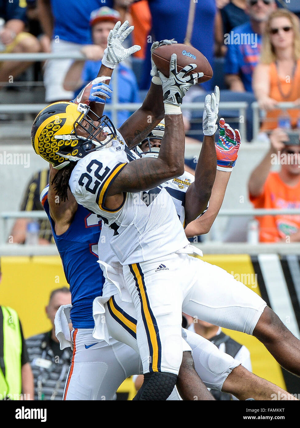 Orlando, FL, USA. 1st Jan, 2016. Michigan Wolverines safety Jarrod ...