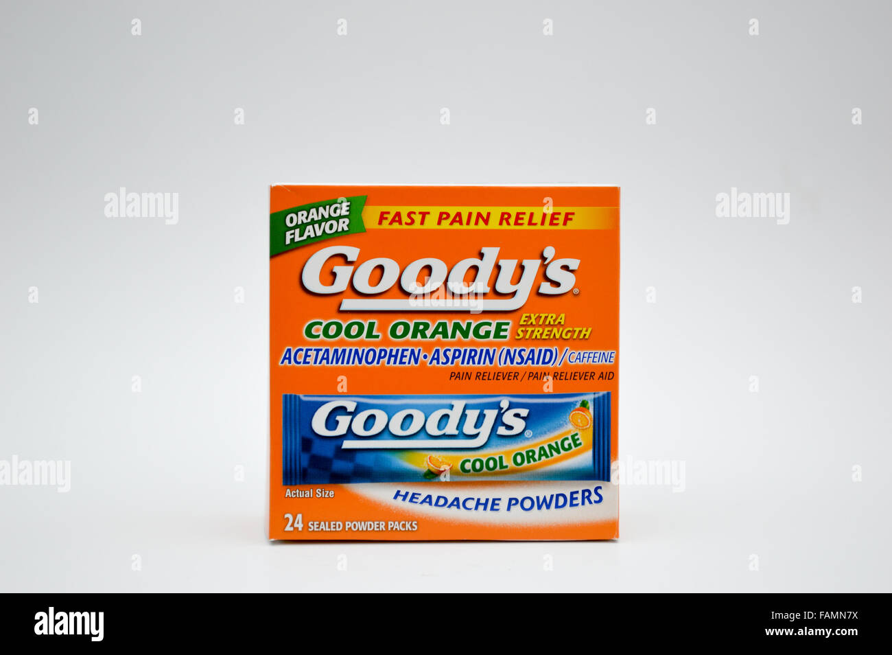 Goody's flavored headache powders Stock Photo - Alamy