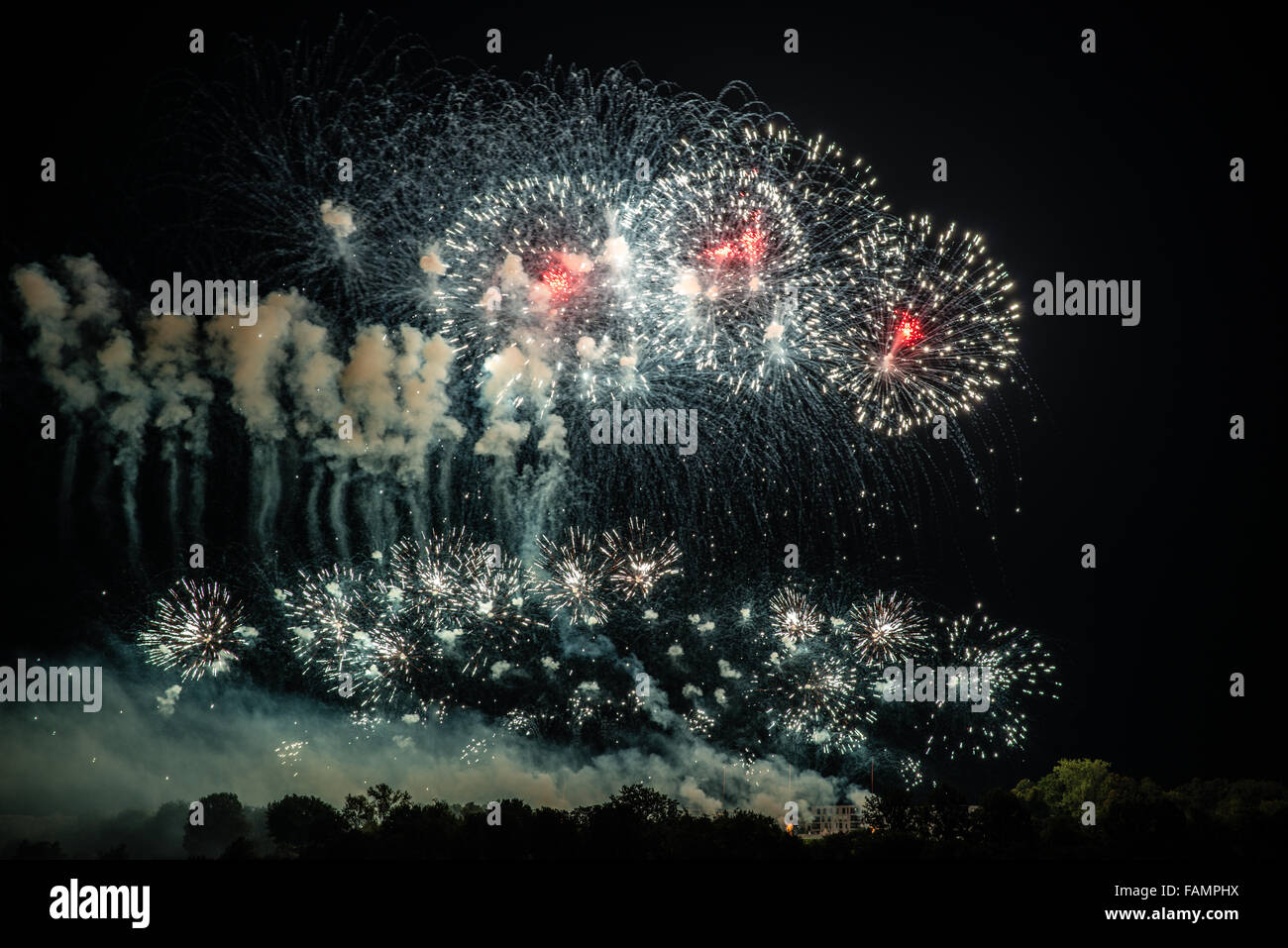 Large fireworks display Stock Photo - Alamy