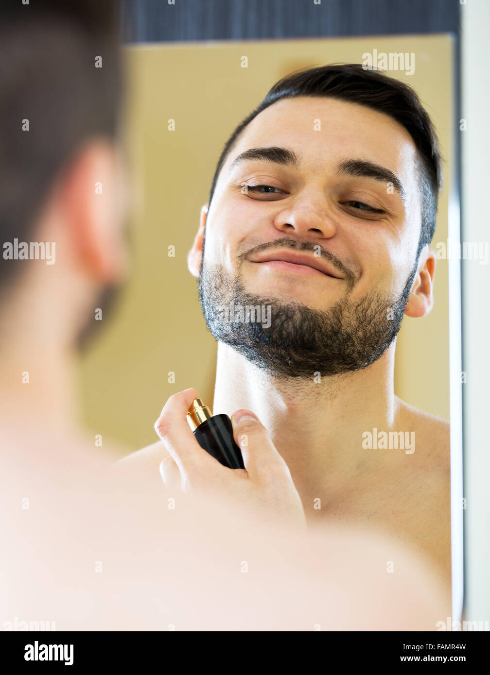 Caucasian man keeping house clean hi-res stock photography and images ...