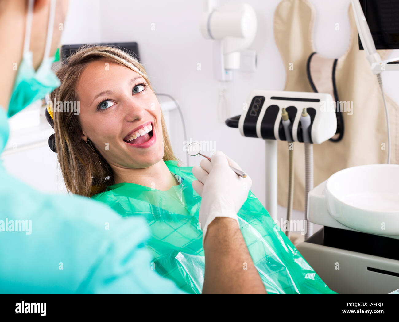 doctor, assistant and happy patient at surgery office Stock Photo - Alamy