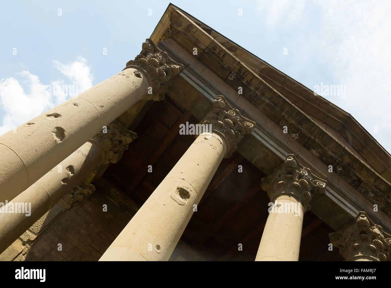 Antique temple of the roman empire vic hi-res stock photography and ...