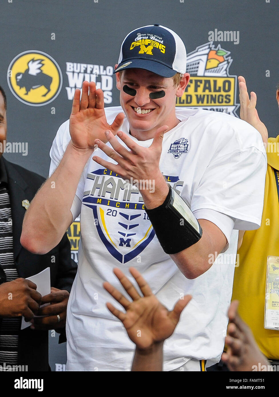 Orlando, FL, USA. 1st Jan, 2016. MVP for the 2016 Buffalo Wild Wings ...
