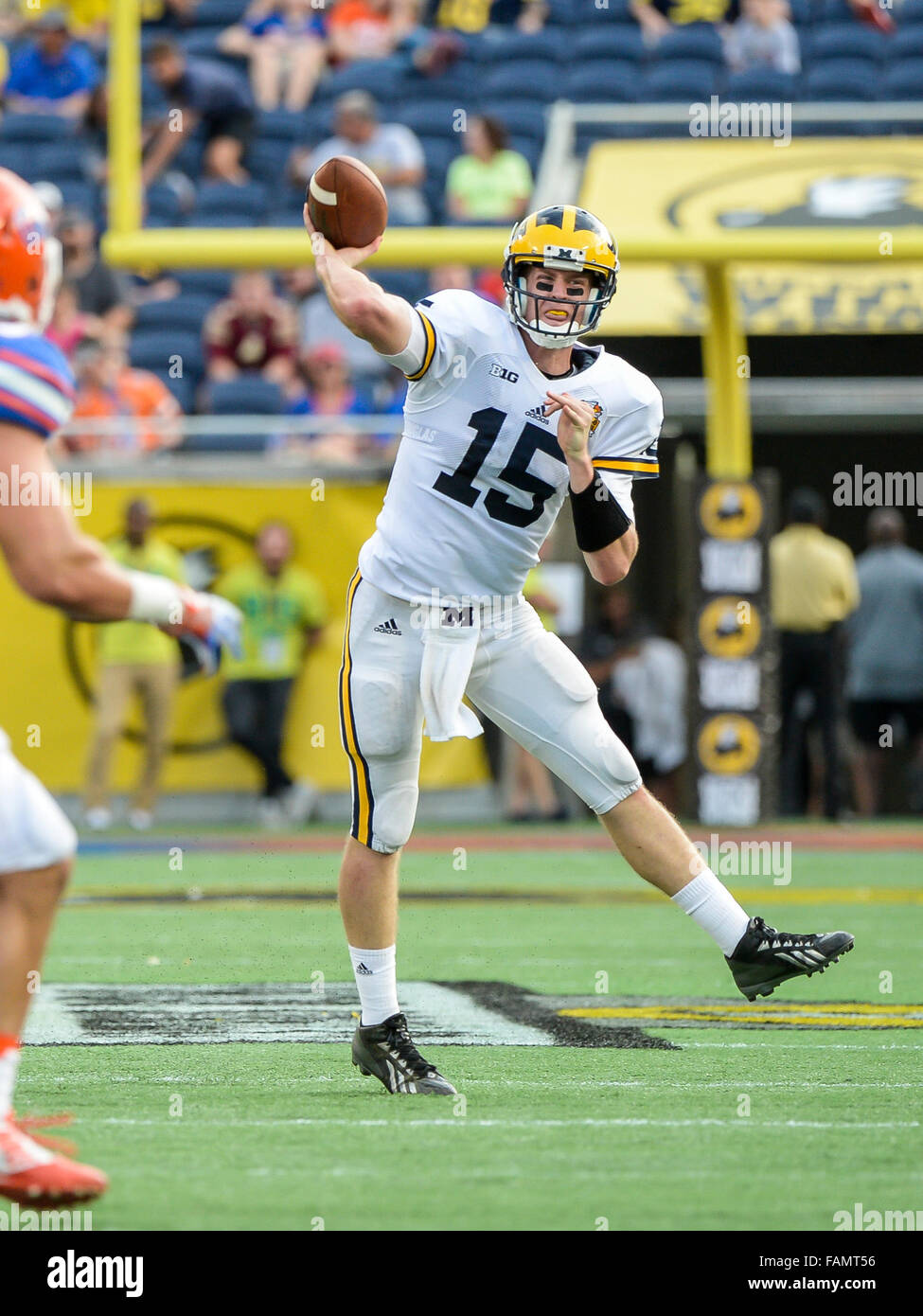 Orlando, FL, USA. 1st Jan, 2016. Michigan Wolverines quarterback Jake ...