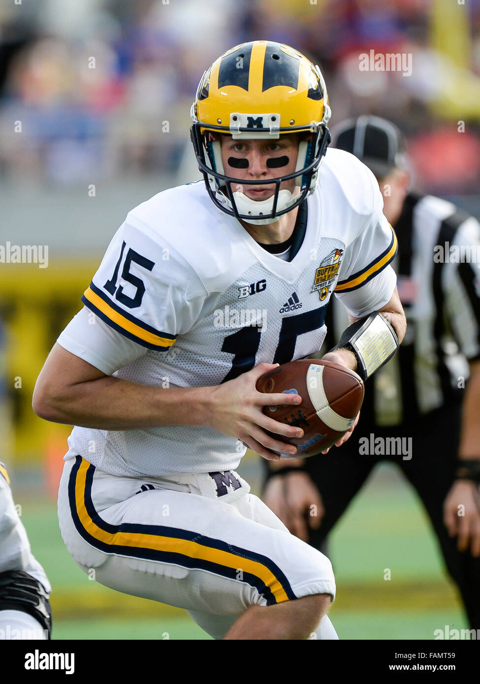 Orlando, FL, USA. 1st Jan, 2016. Michigan Wolverines quarterback Jake ...