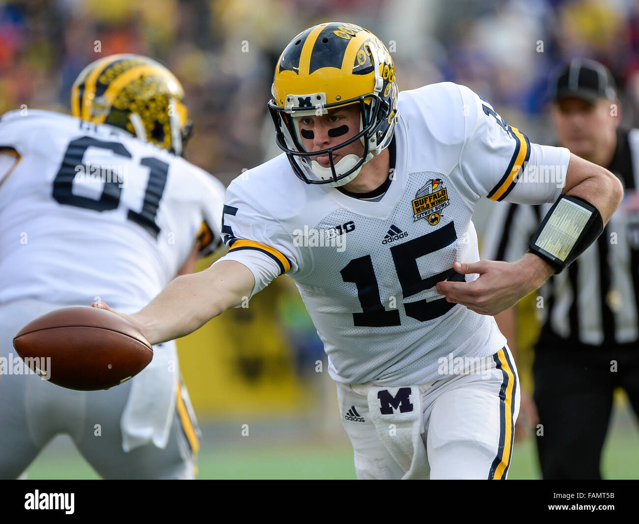Orlando, FL, USA. 1st Jan, 2016. Michigan Wolverines quarterback Jake ...
