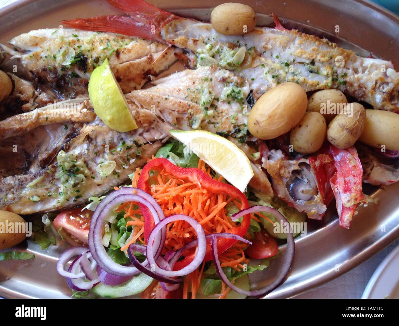 Healthy fish dish hi-res stock photography and images - Alamy