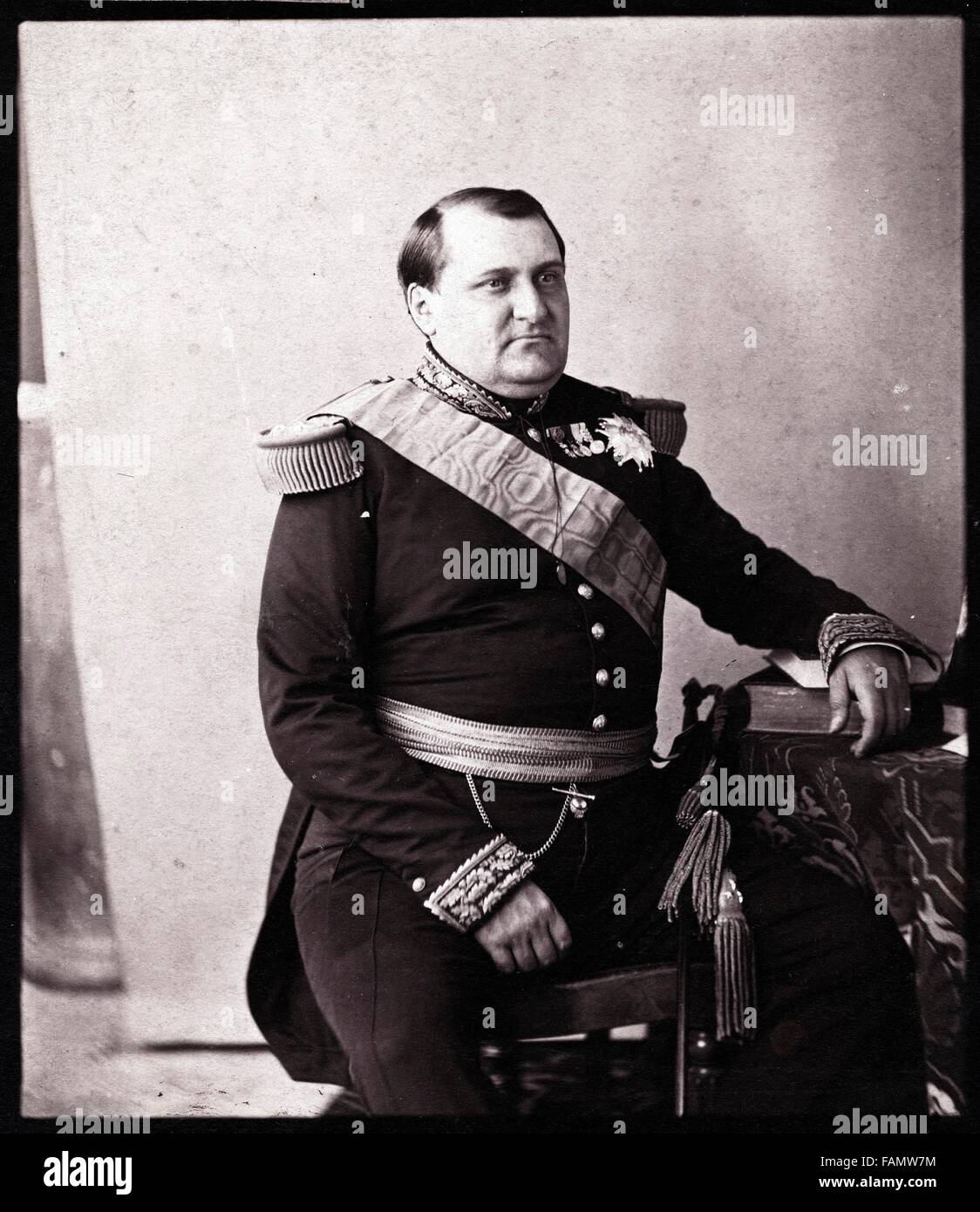 Prince Napoleon Bonaparte, 1865, by André Adolphe Eugène Disderi Stock ...