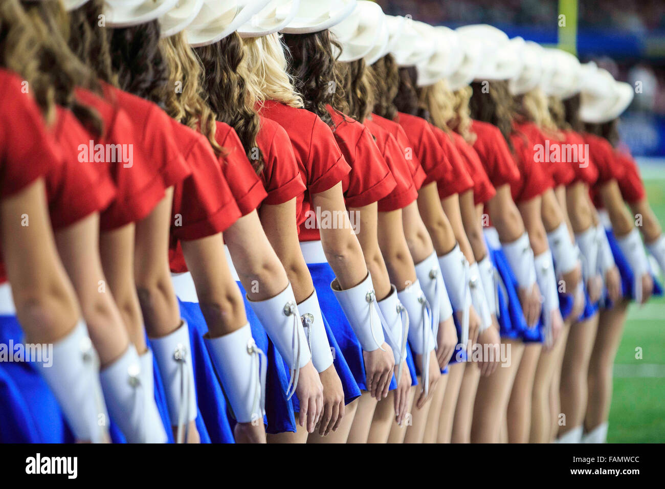 Arlington, Texas, USA. 31st Dec, 2015. Kilgore Rangerettes performing ...