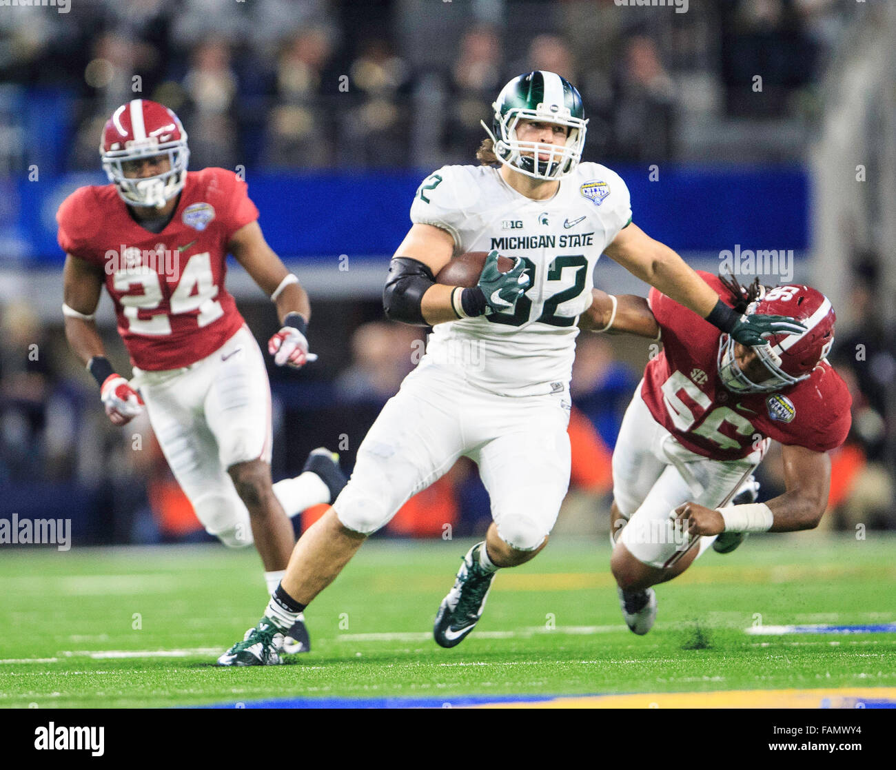 Arlington, Texas, USA. 31st Dec, 2015. Michigan State Spartans tight ...