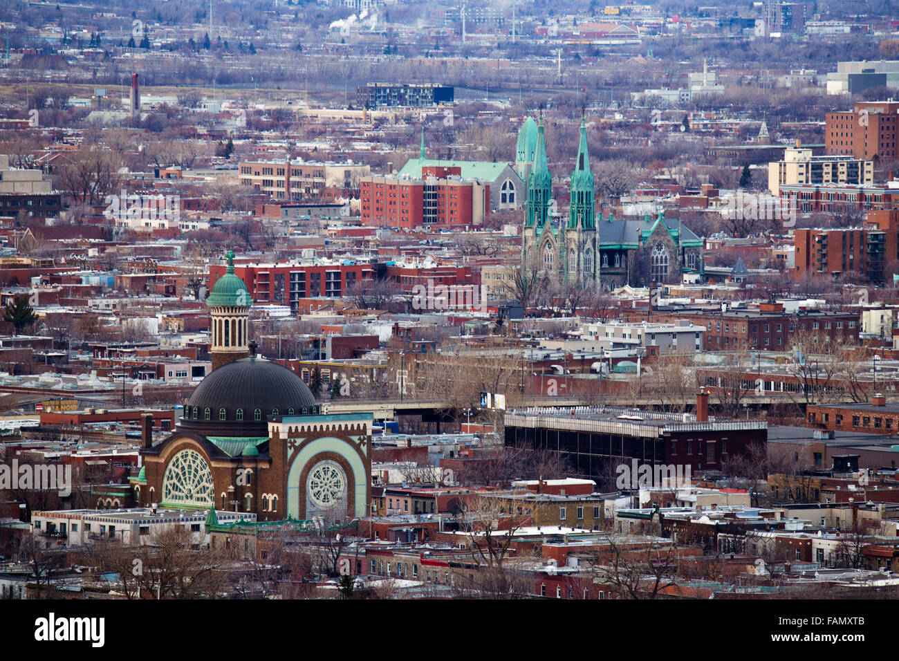 East of Montreal aerial view Stock Photo - Alamy