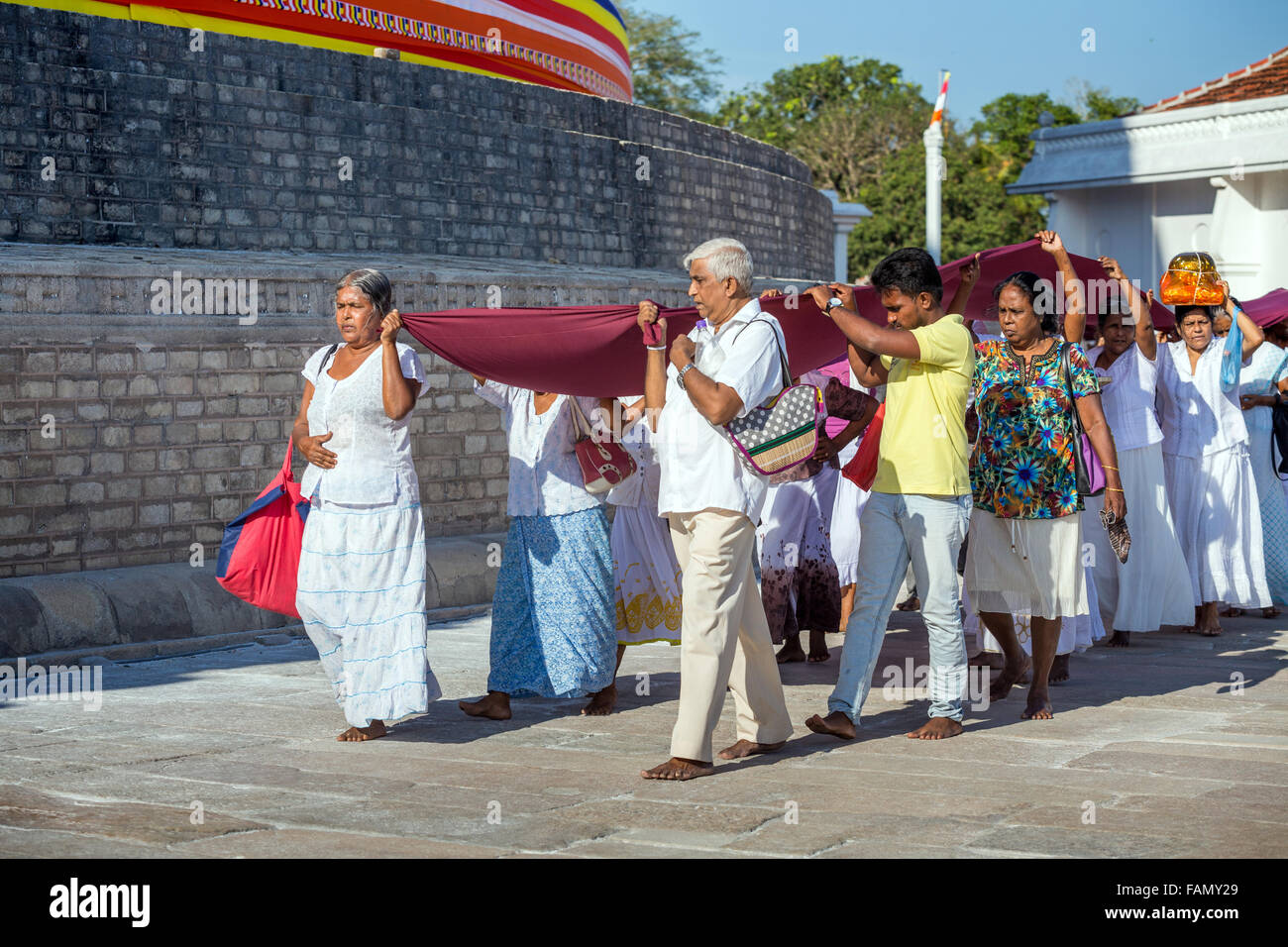 Ruwanweliseya, Maha Thupa, or Great Stupa, Unesco World Heritage Site ...
