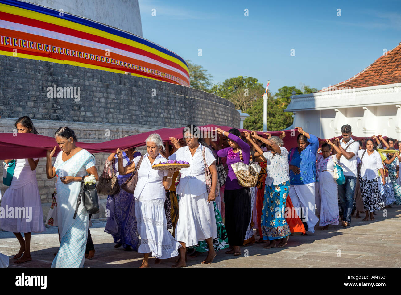 Ruwanweliseya, Maha Thupa, or Great Stupa, Unesco World Heritage Site ...
