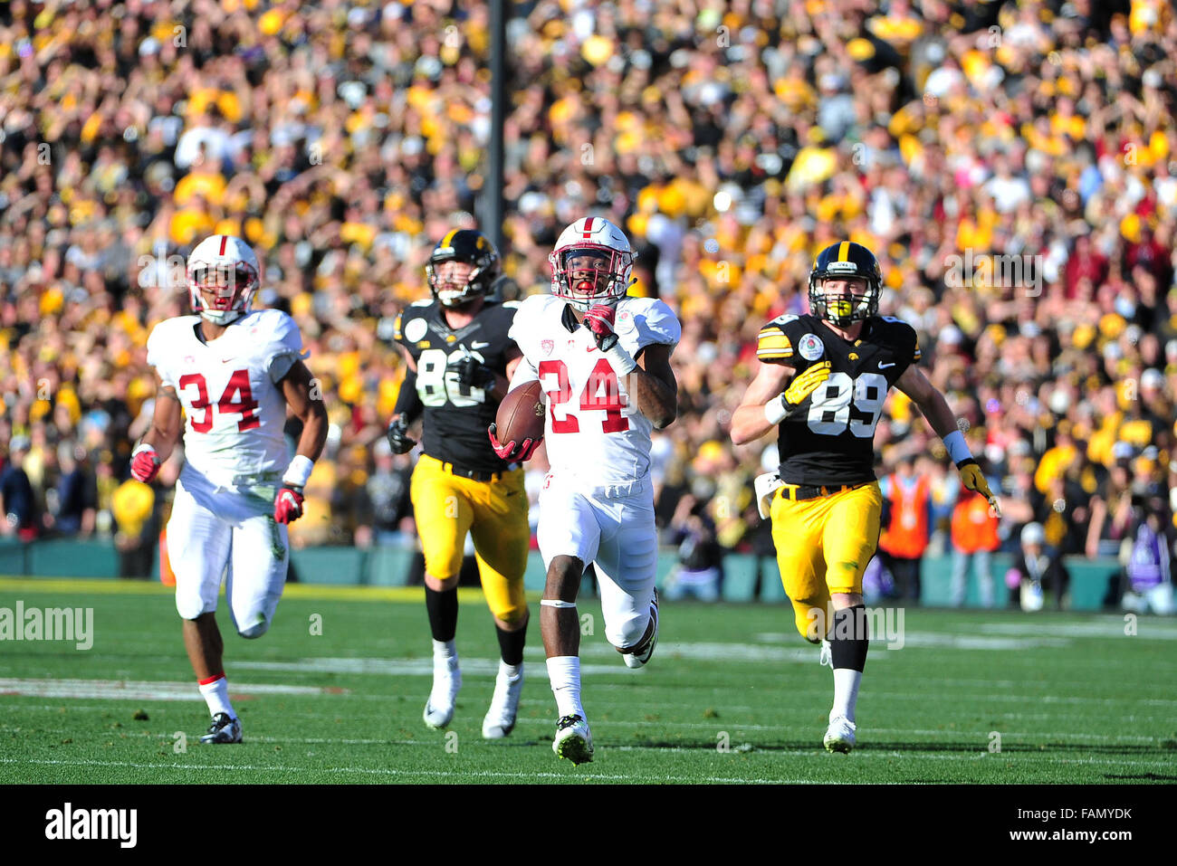 Pasadena, CA. 01st Jan, 2016. Stanford Cardinal cornerback Quenton ...