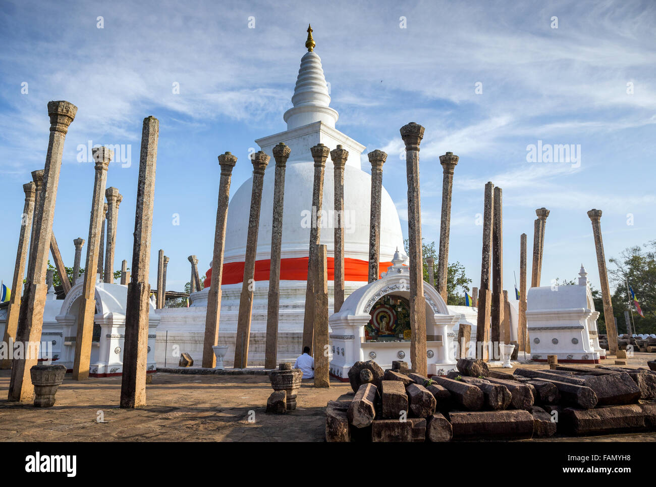 Thuparama Dagoba, Anuradhapura, UNESCO World Heritage Site, North ...