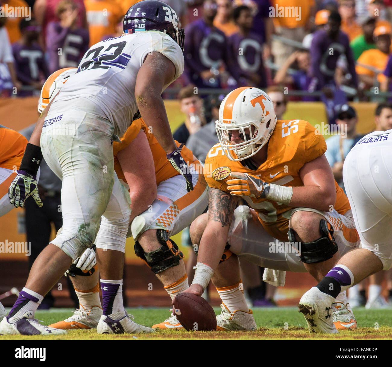 Offensive lineman coleman thomas 55 hi-res stock photography and images ...