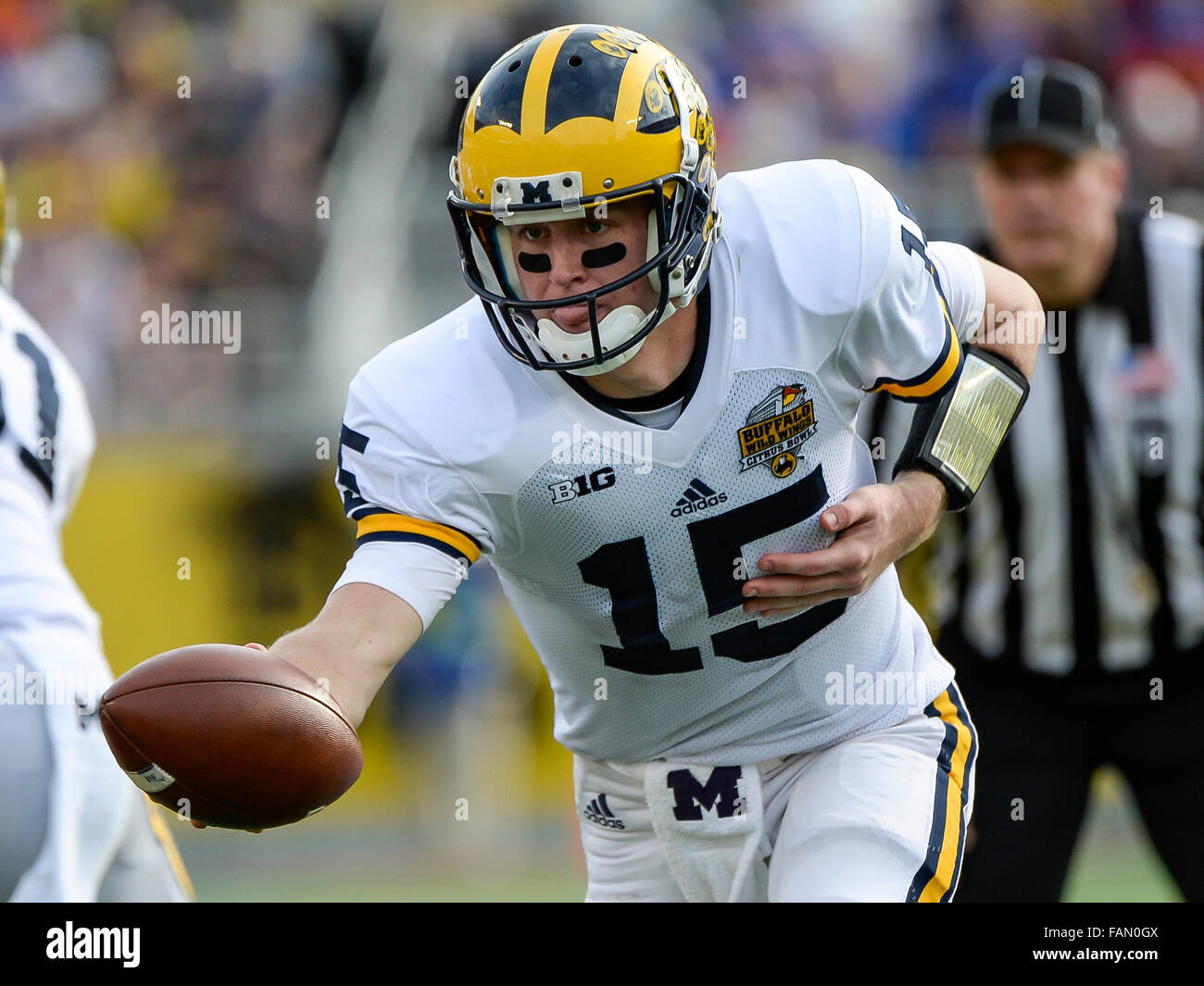 Orlando, FL, USA. 1st Jan, 2016. Michigan Wolverines quarterback Jake ...
