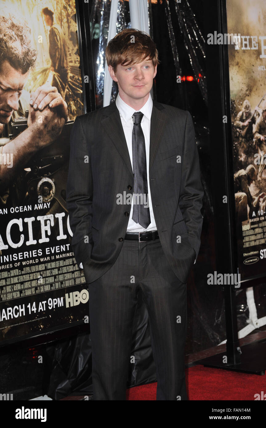 LOS ANGELES, CA - FEBRUARY 24, 2010: Ben Esler at the premiere of his ...