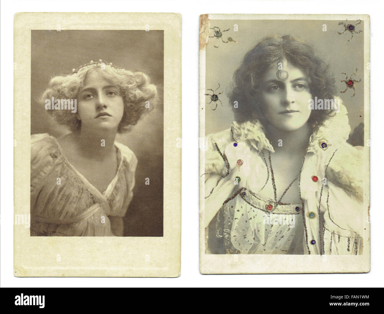 Antique postcards hi-res stock photography and images - Alamy