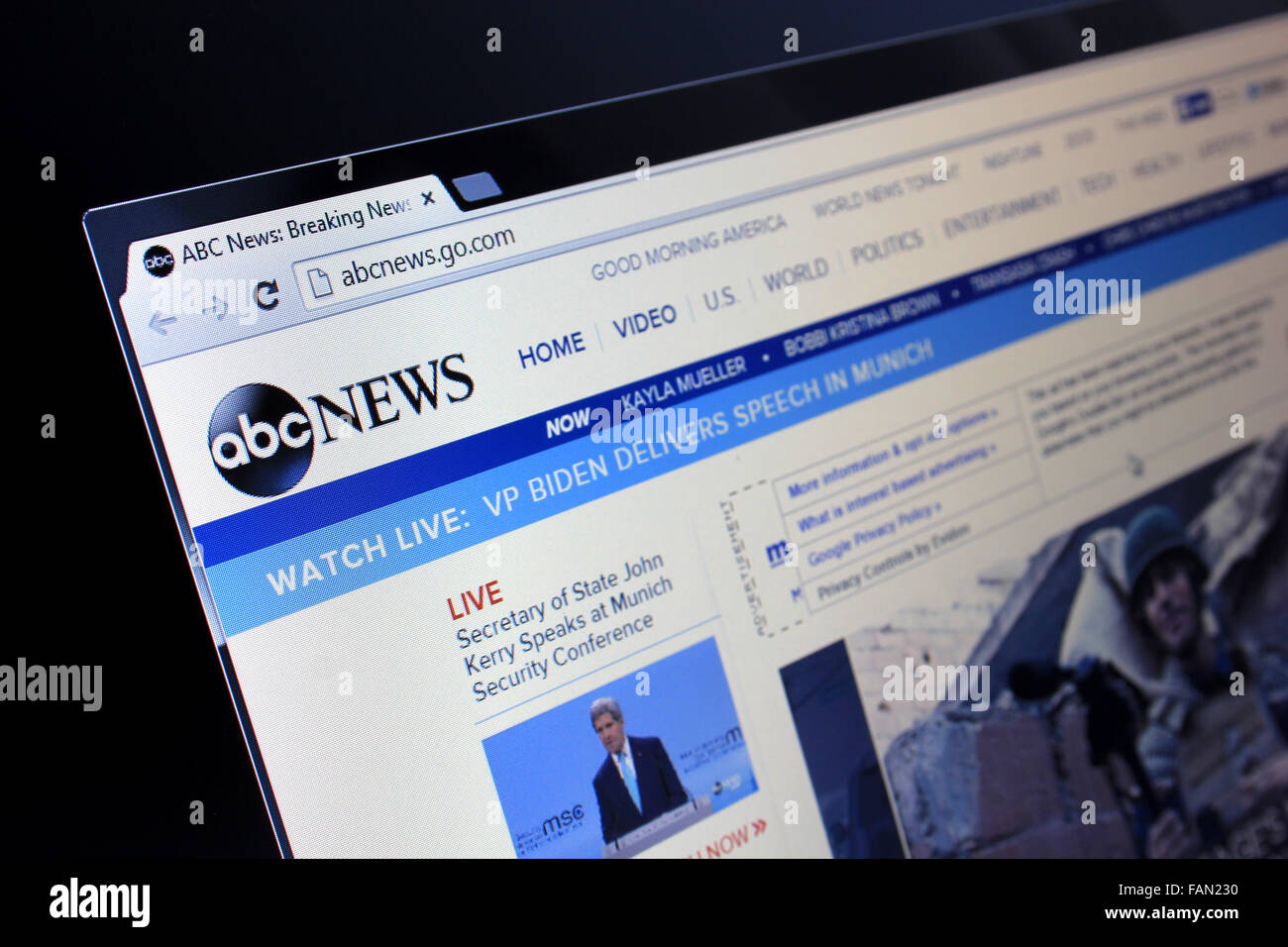 Abcnews digital hi-res stock photography and images - Alamy