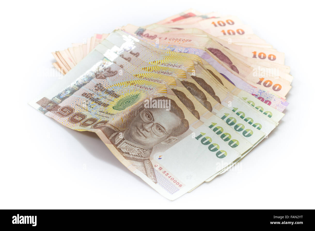 100 thai baht banknotes hi-res stock photography and images - Alamy