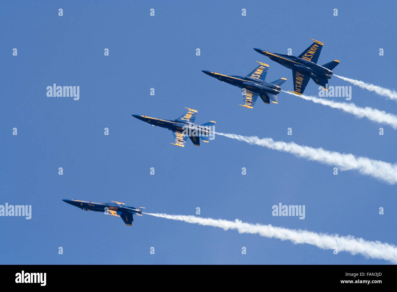 Blue angels flight demonstration air show hi-res stock photography and ...