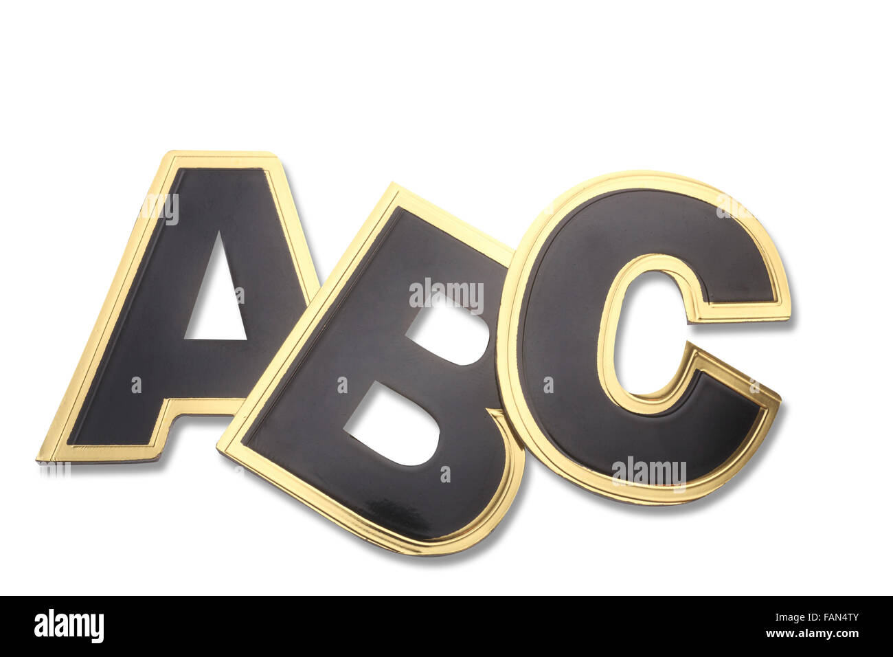 The letters A,B, and C stacked on each other Stock Photo - Alamy