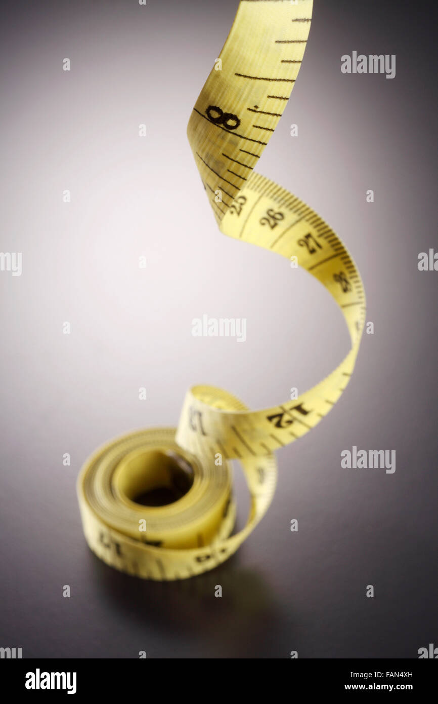 Close-up of a tape measure Stock Photo - Alamy
