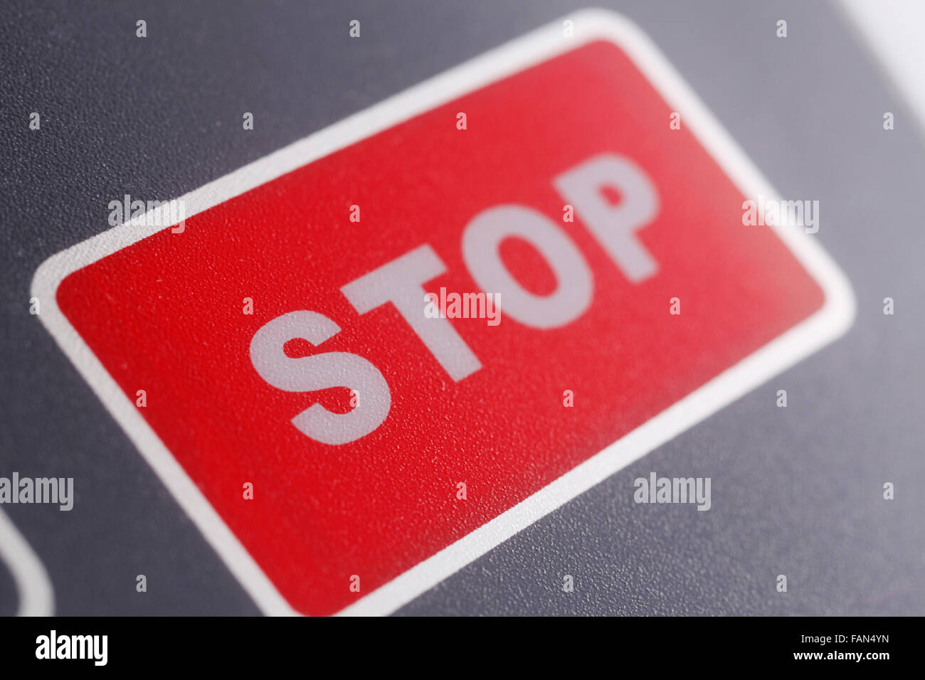 Stop single word hi-res stock photography and images - Alamy
