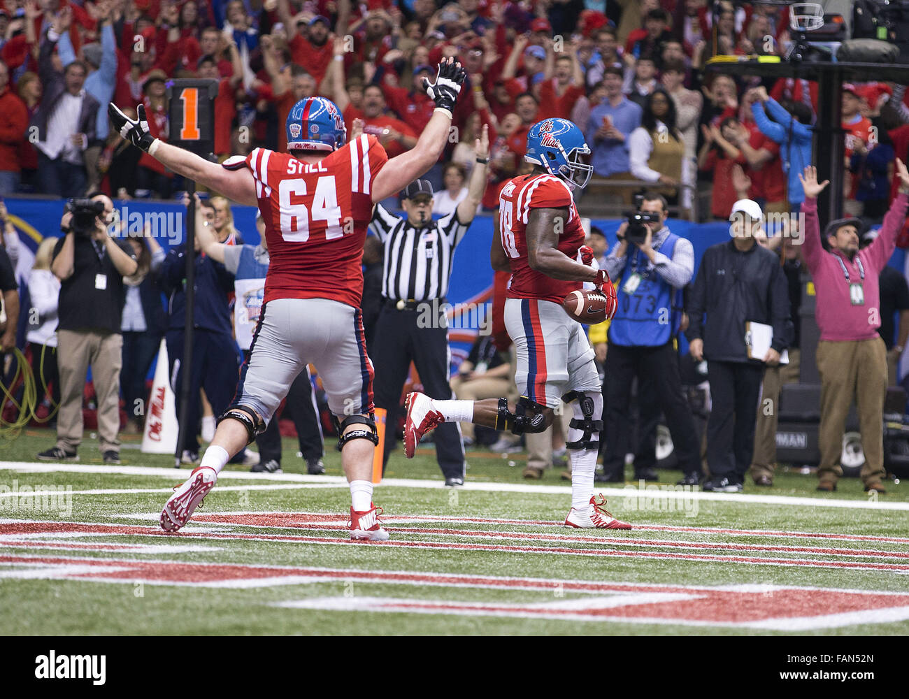 New Orleans, Los Angeles, USA. 1st January, 2016. New Orleans ...