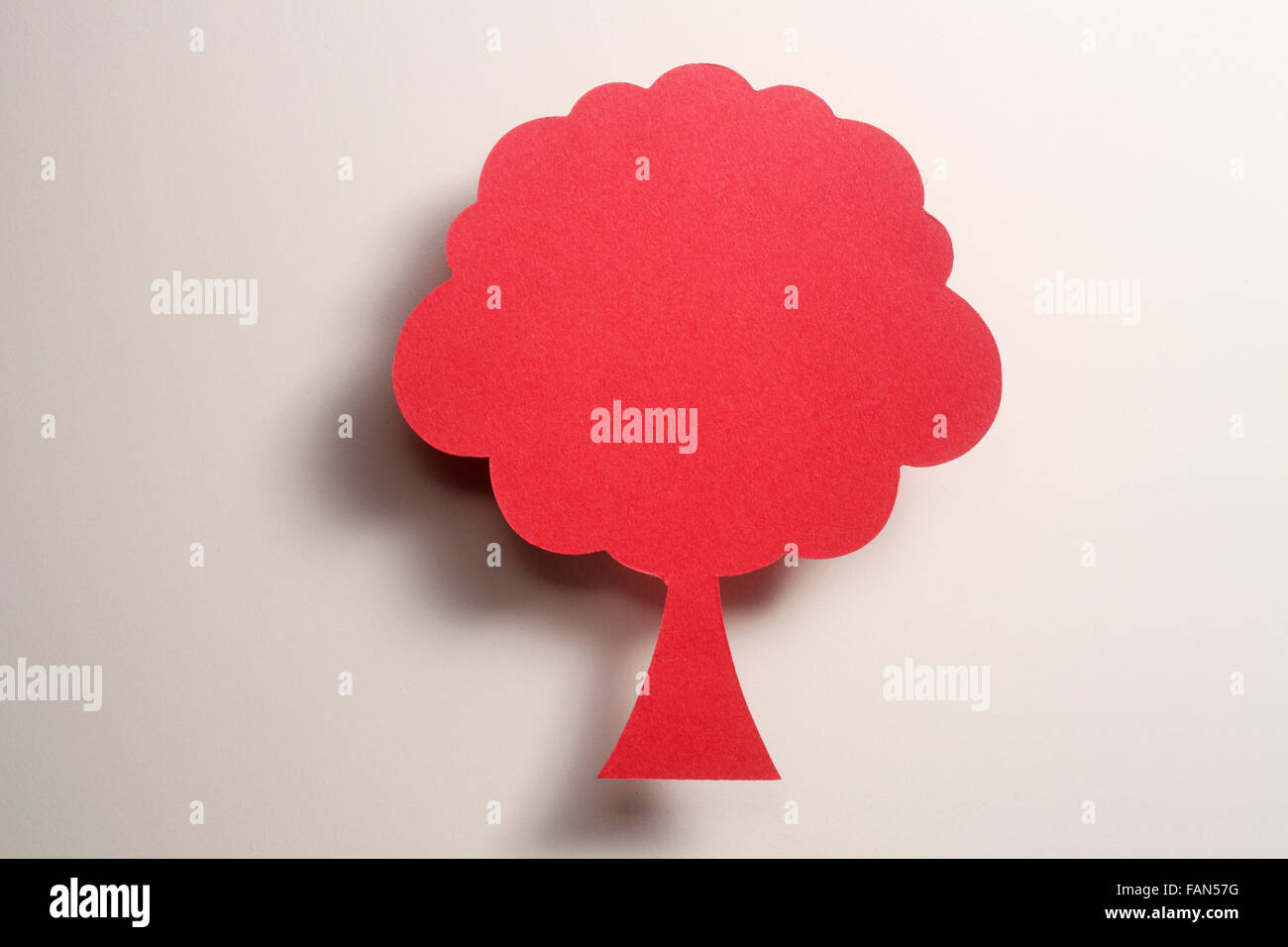 paper cutting shape of tree Stock Photo - Alamy