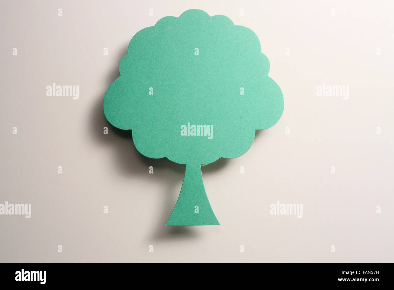 paper cutting shape of tree Stock Photo - Alamy