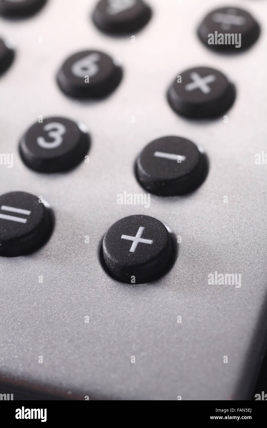 mathematical symbols on keys of calculator Stock Photo - Alamy