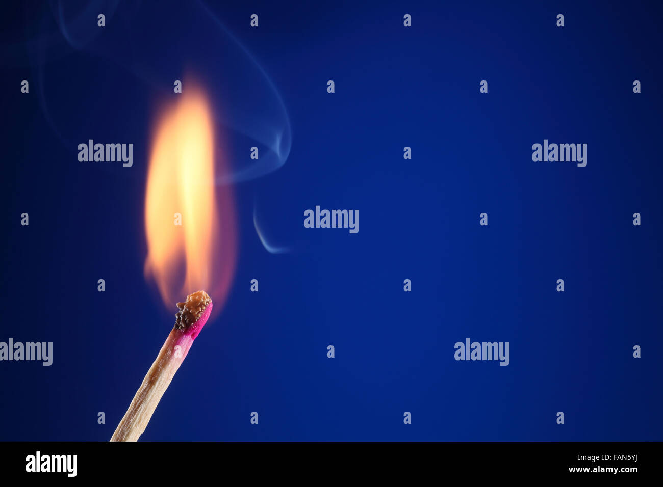 Close-up of a burning matchstick Stock Photo - Alamy